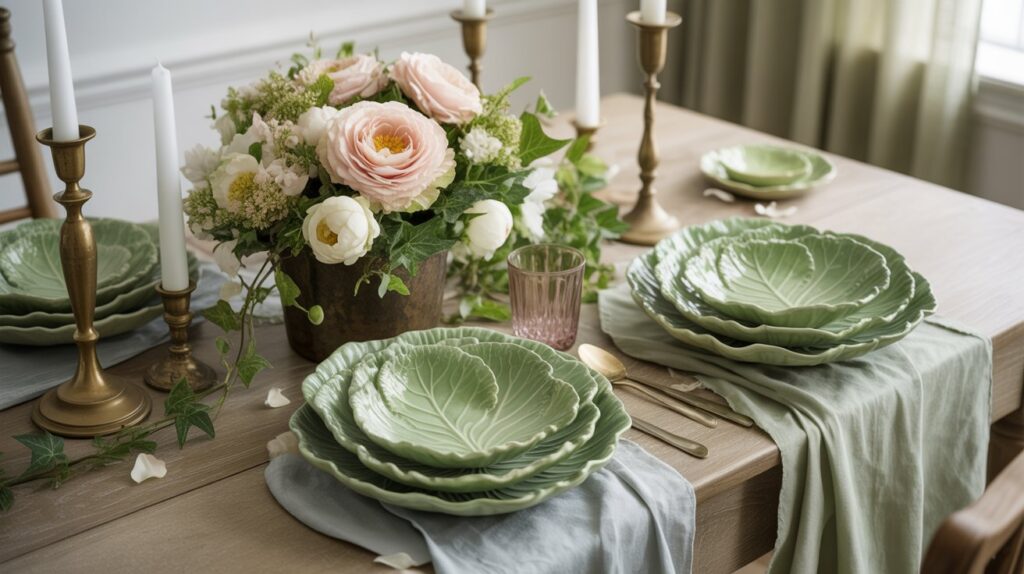 Designing a Cabbage-Inspired Tablescape - thecharminggarden.com