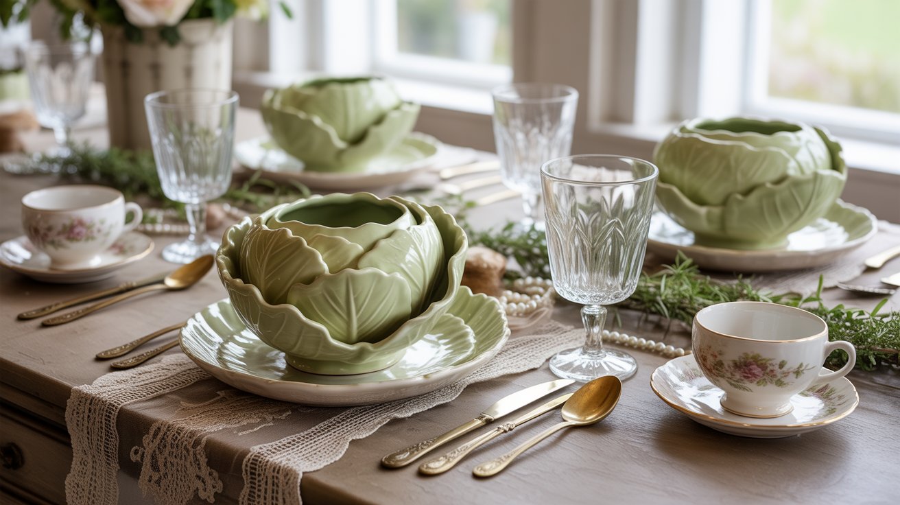 Designing a Cabbage-Inspired Tablescape – thecharminggarden.com