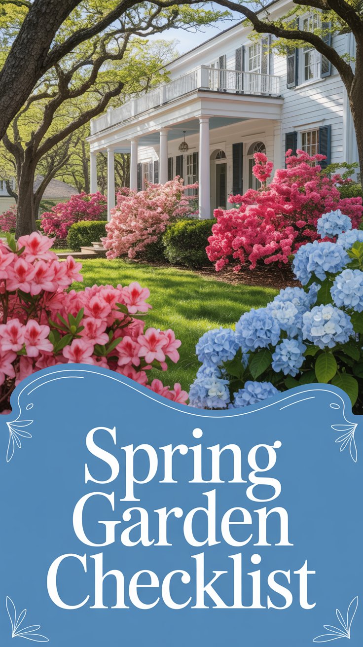 Spring Garden Checklist – Southern Edition – thecharminggarden.com
