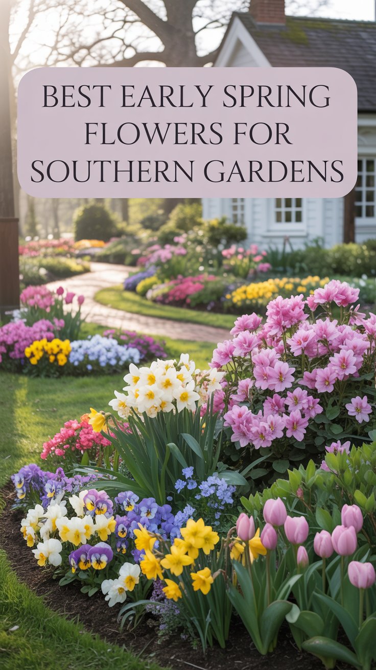 Best Early Spring Flowers for Southern Gardens - thecharminggarden.com